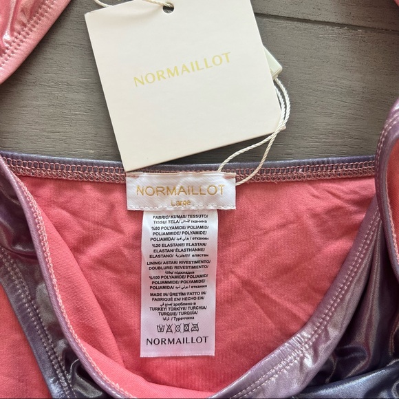 normaillot | Swim | Nwt Normaillot X Revolve Metallic One Piece Bathing ...